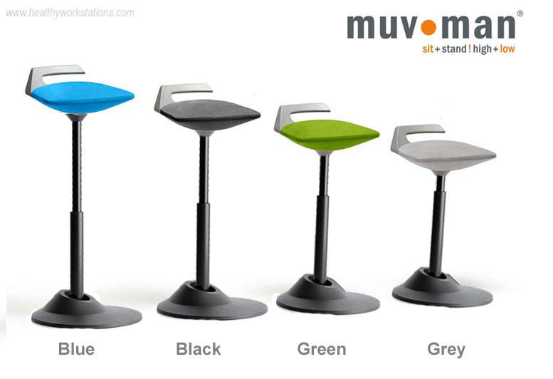 Muvman Sit-Stand Stool - Healthy Workstations