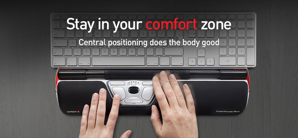 Contour Rollermouse Red - Healthy Workstations