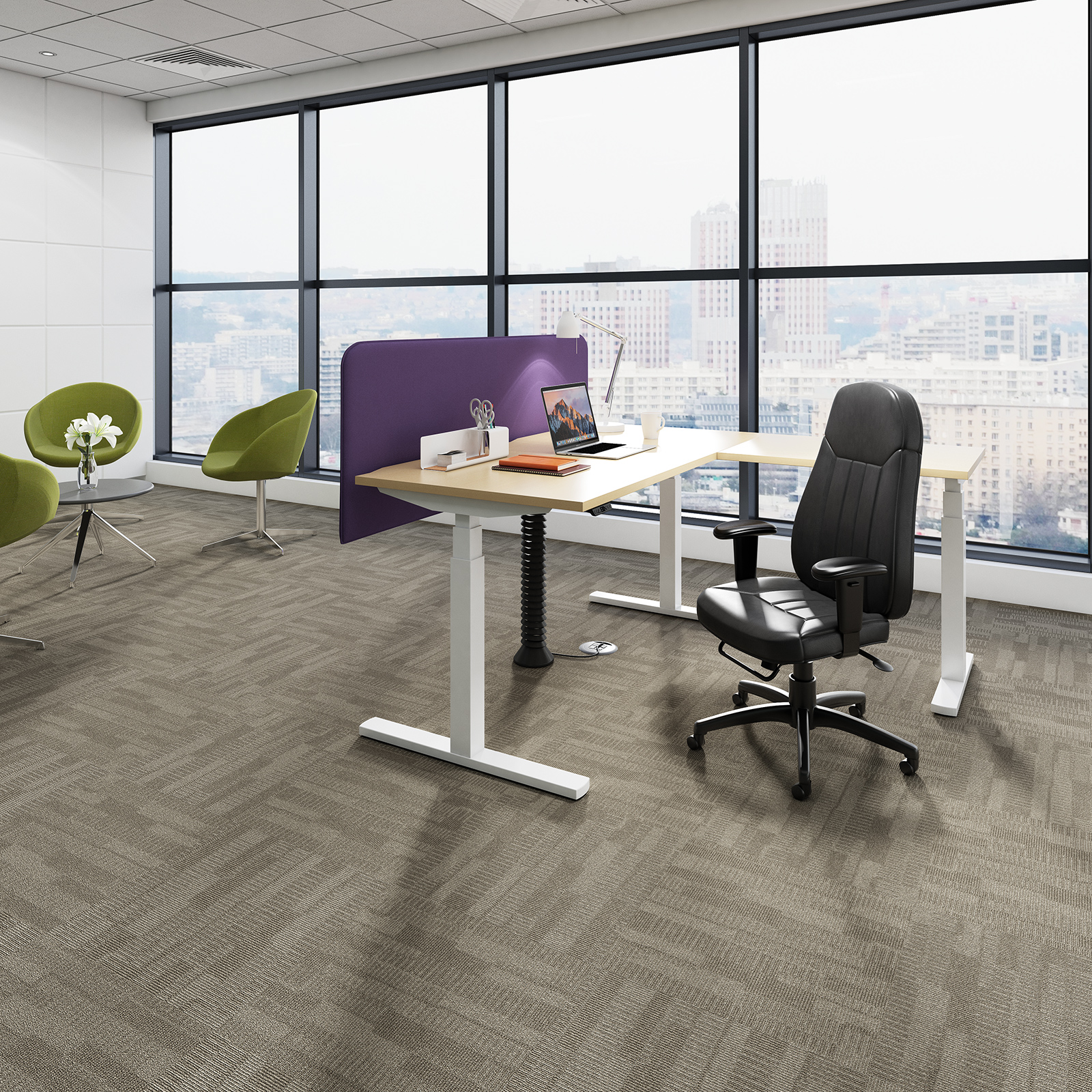 Milo Premium Electric Desk - 160x80 - Healthy Workstations